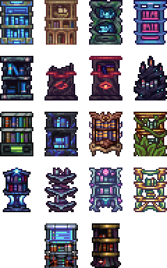Книжные шкафы | Terraria Calamity Mod вики | Fandom