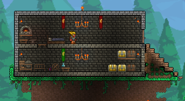 Stone Brick Wall Terraria – Wall Design Ideas