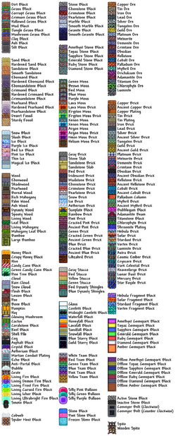 Blocks - Terraria Wiki