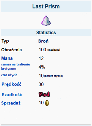 Last Prism – Terraria Wiki