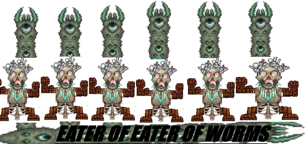 Eater of eater of worms | Terraria Fan Ideas Wiki | Fandom