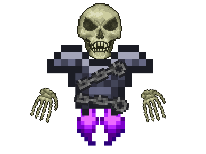 The Shadowflame Skeleton | Terraria Fan Ideas Wiki | Fandom