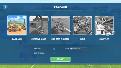 Play menu - Official TerraTech Wiki