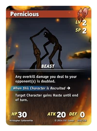 Pernicious - Official Terrene Odyssey Wiki