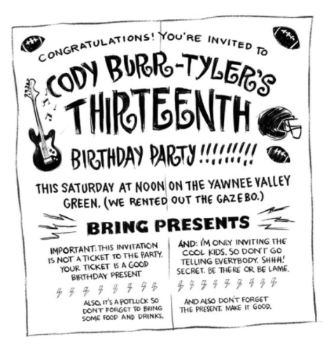 Cody Burr-Tyler's Birthday Party | The Terrible Two Wiki | Fandom
