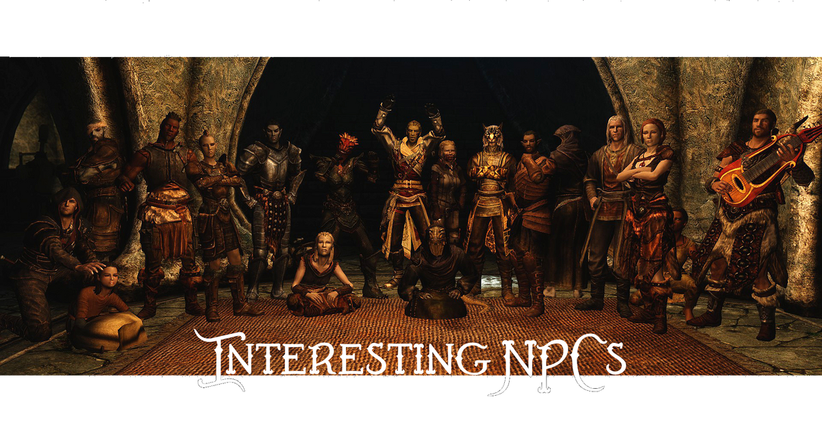 Interesting Npcs The Elder Scrolls Mods Wiki Fandom