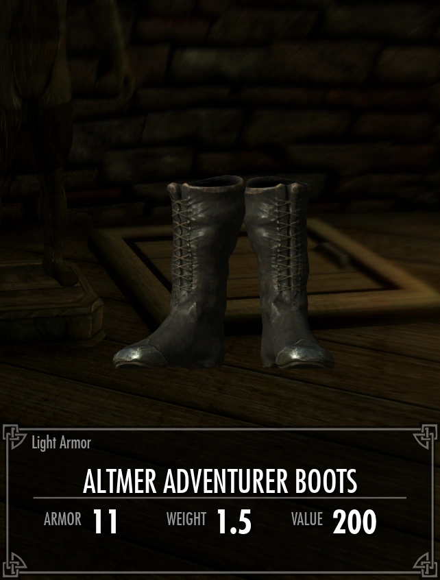 Altmer Adventurer Boots | The Elder Scrolls Mods Wiki | Fandom