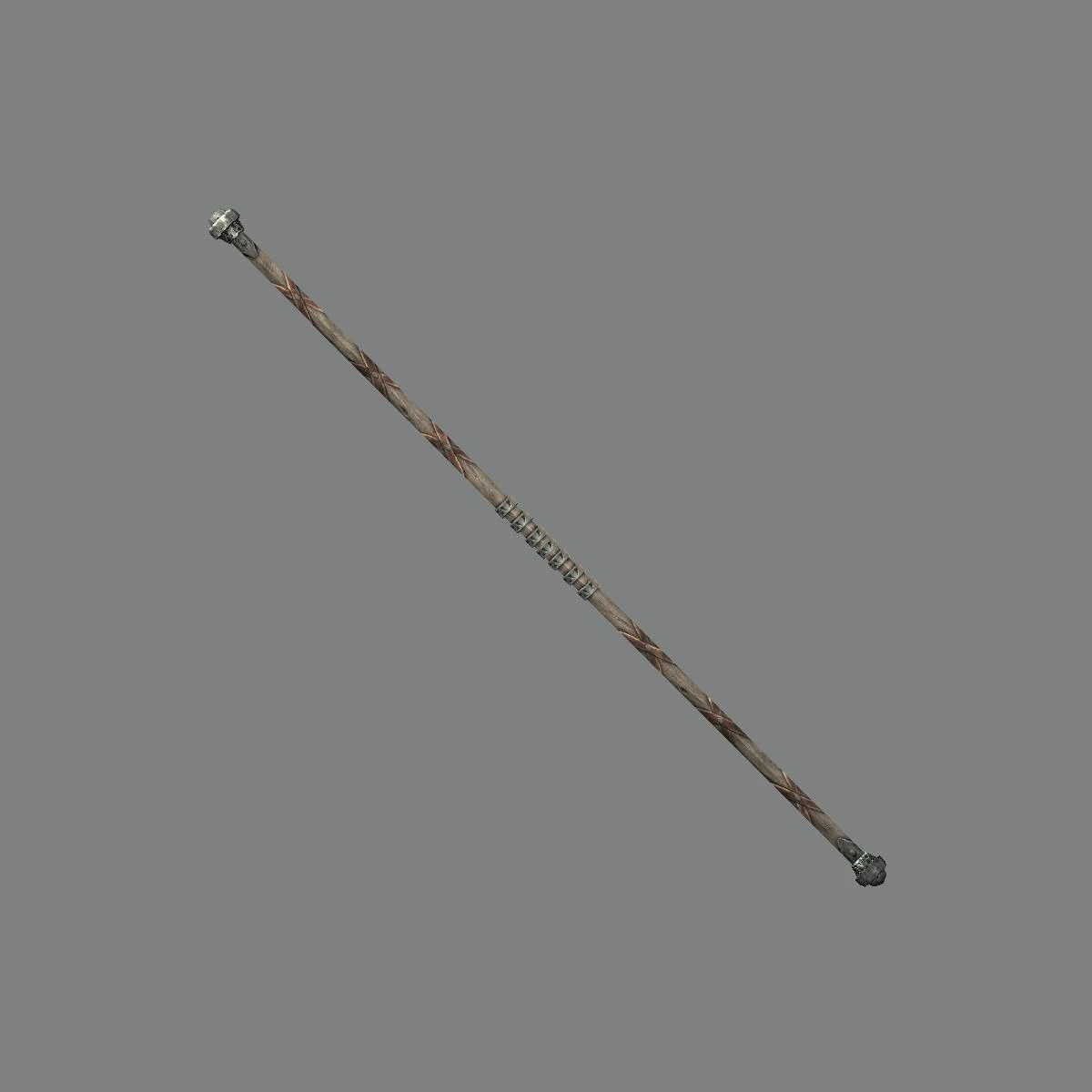 Steel Quarterstaff (Immersive Weapons) | The Elder Scrolls Mods Wiki ...