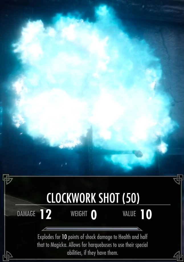 Clockwork Shot | The Elder Scrolls Mods Wiki | Fandom
