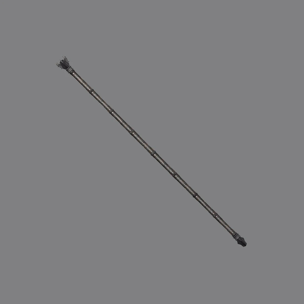 Daedric Quarterstaff (Immersive Weapons) | The Elder Scrolls Mods Wiki ...