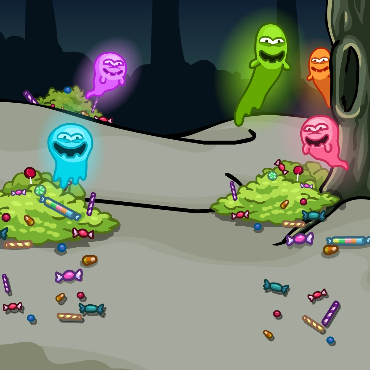 Candy Ghost BG | Club Penguin Legacy Wiki | Fandom