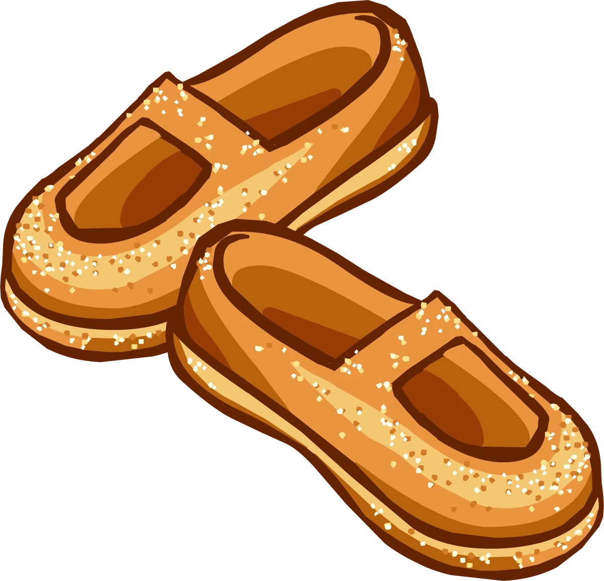 Sparkly Amber Shoes | Club Penguin Legacy Wiki | Fandom