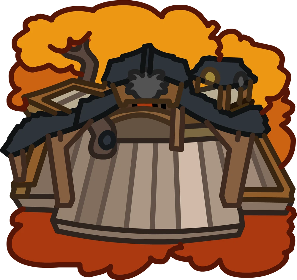 Black Puffle Tree House Club Penguin Legacy Wiki Fandom