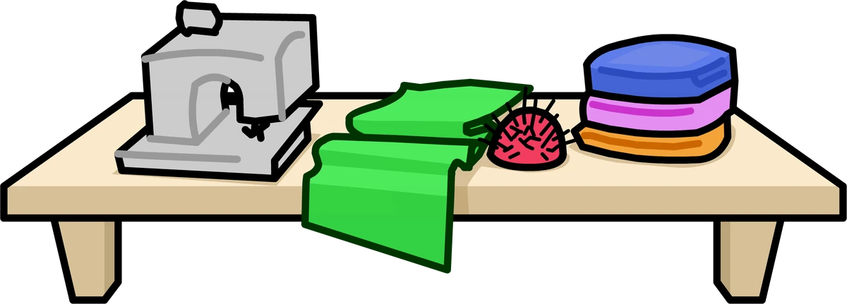 Sewing Table | Club Penguin Legacy Wiki | Fandom