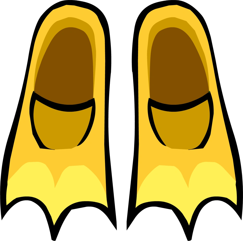 Yellow Flippers | Club Penguin Legacy Wiki | Fandom