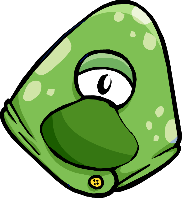 Celadon Alien Mask | Club Penguin Legacy Wiki | Fandom