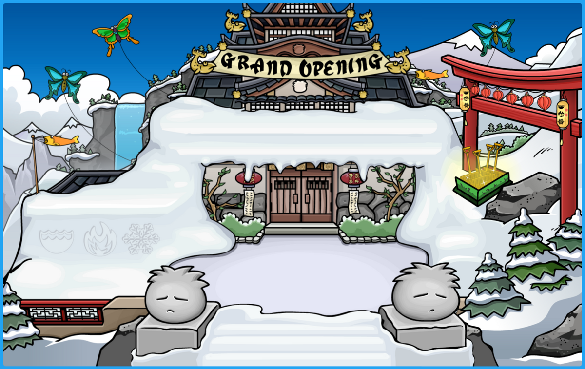 Dojo Courtyard Club Penguin Legacy Wiki Fandom