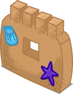 Sand Castle Wall | Club Penguin Legacy Wiki | Fandom