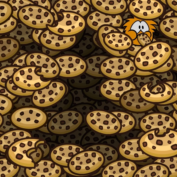 How Many Cookies Is Too Many Cookies Background | Club Penguin Legacy ...