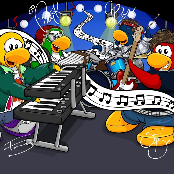 Penguin Band's Jammin' Giveaway | Club Penguin Legacy Wiki | Fandom