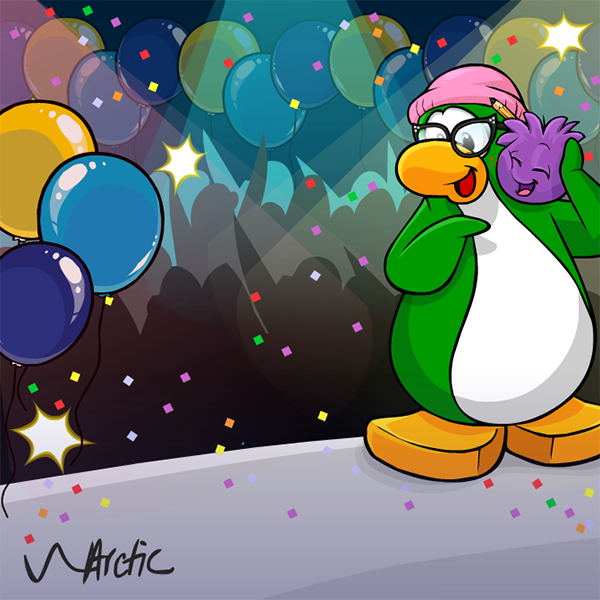 Aunt Arctics Celebration Giveaway Club Penguin Legacy Wiki Fandom