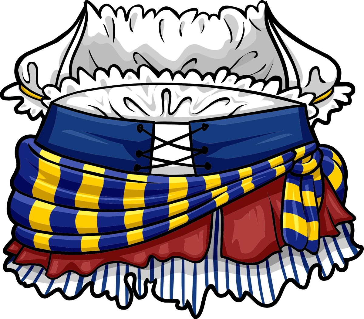 Blue Buccaneer Dress | Club Penguin Legacy Wiki | Fandom