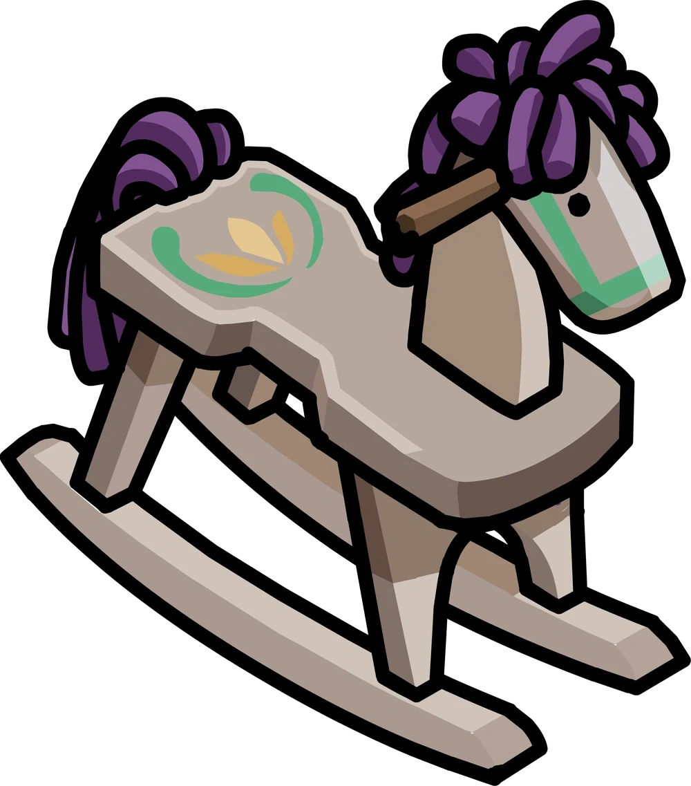 Painted Rocking Horse | Club Penguin Legacy Wiki | Fandom