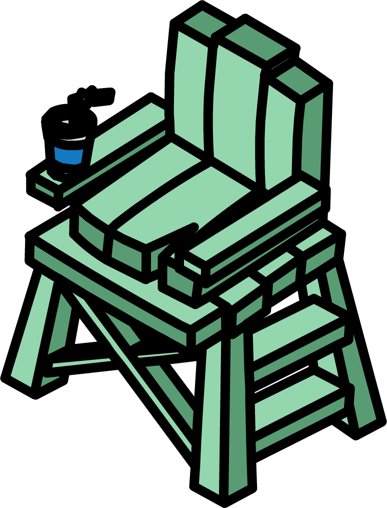 Lifeguard Chair | Club Penguin Legacy Wiki | Fandom