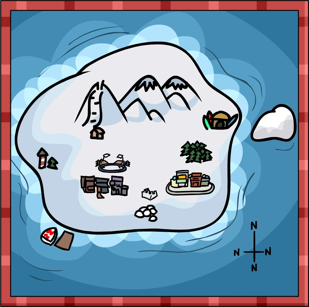 Map Area Rug | Club Penguin Legacy Wiki | Fandom