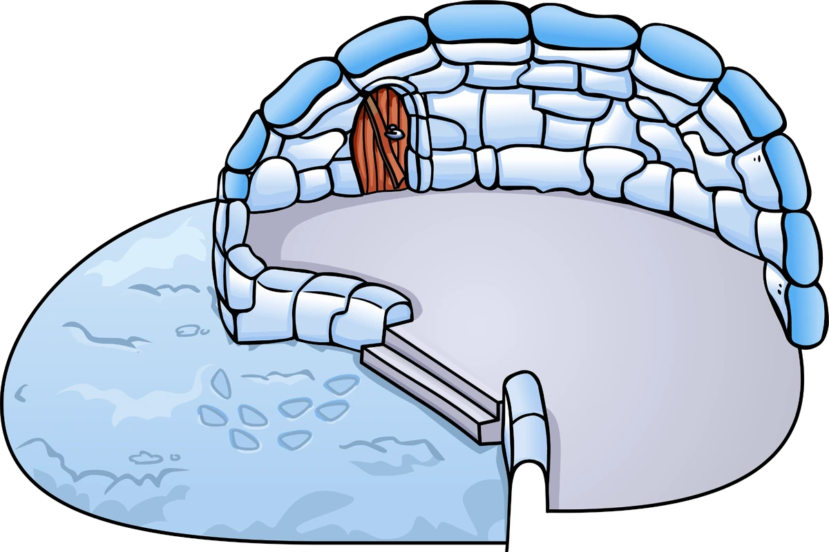 Snowy Backyard Igloo | Club Penguin Legacy Wiki | Fandom