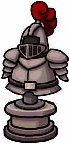 Knightly Penguin Statue | Club Penguin Legacy Wiki | Fandom