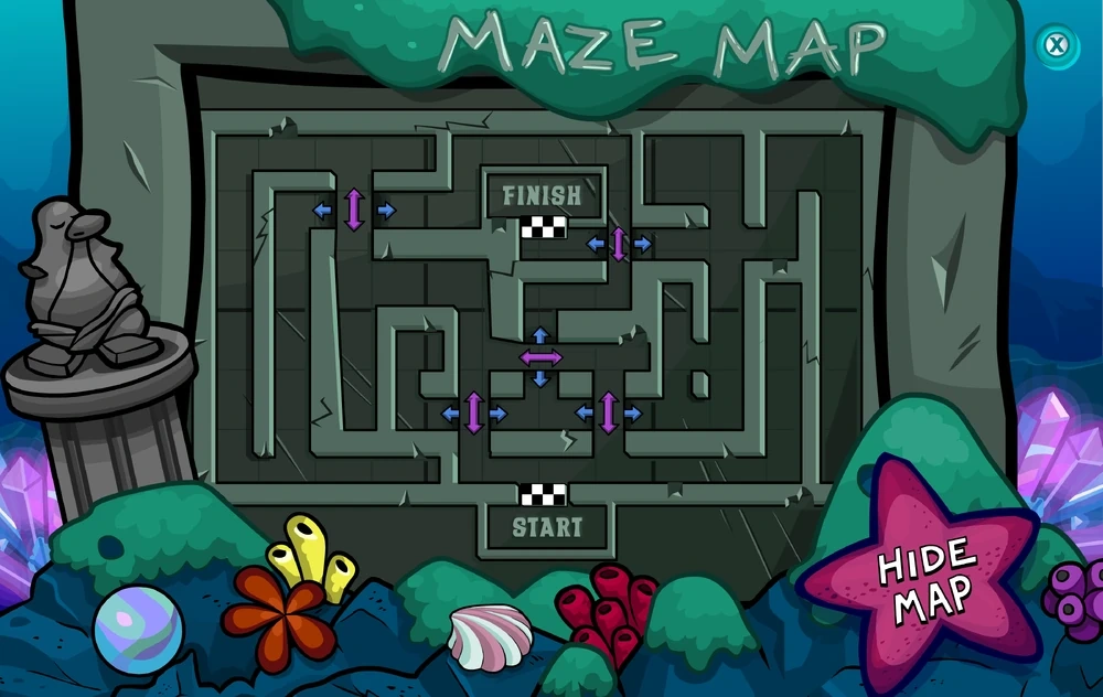 Underwater Maze | Club Penguin Legacy Wiki | Fandom