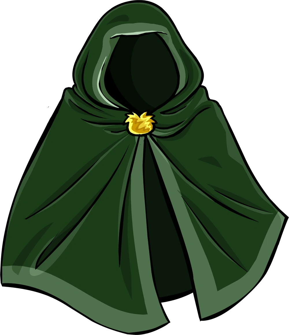 Green Hooded Cloak | Club Penguin Legacy Wiki | Fandom