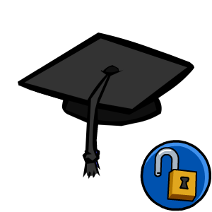 Black Graduation Cap | Club Penguin Legacy Wiki | Fandom