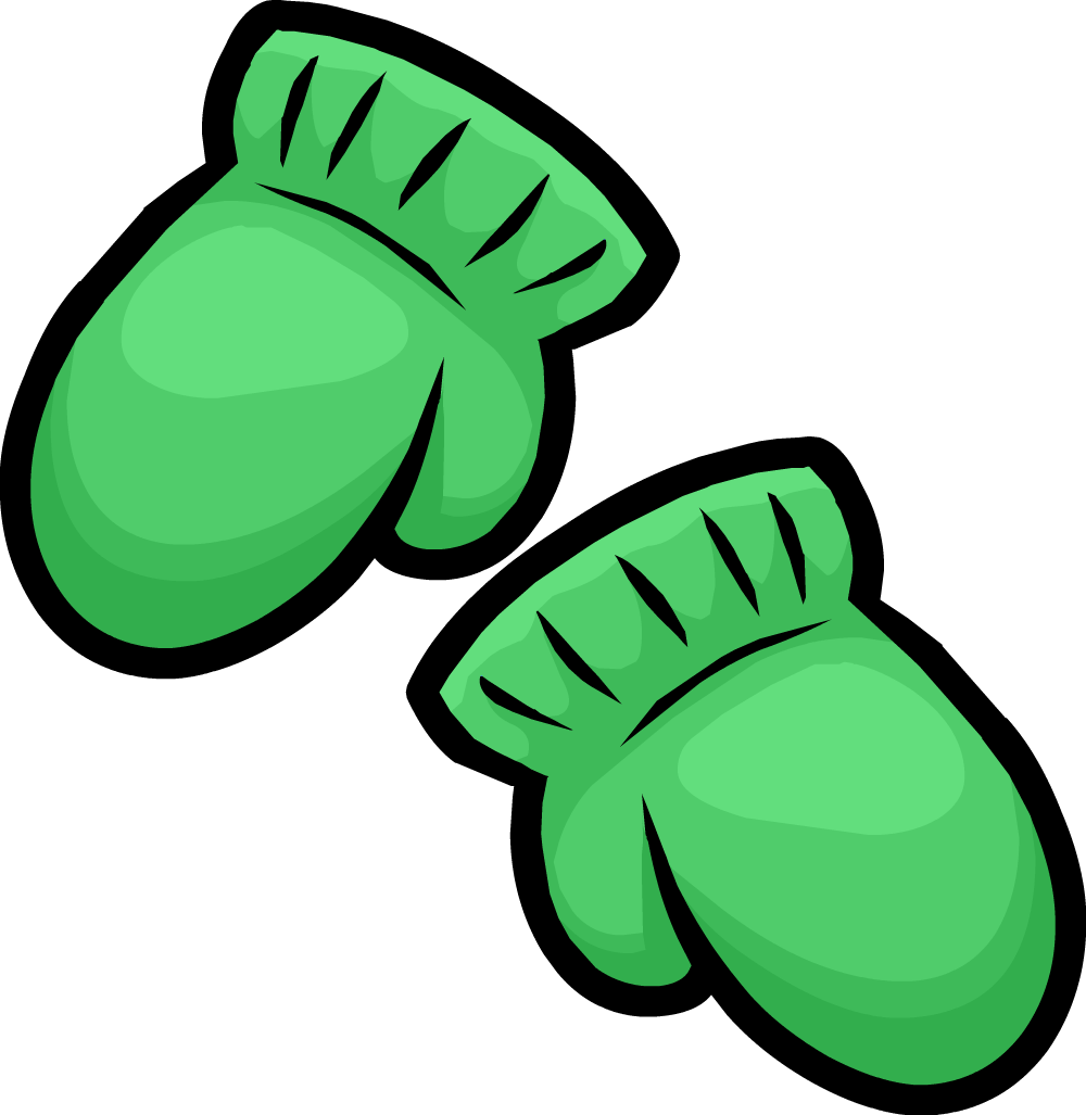 Green Mittens | Club Penguin Legacy Wiki | Fandom