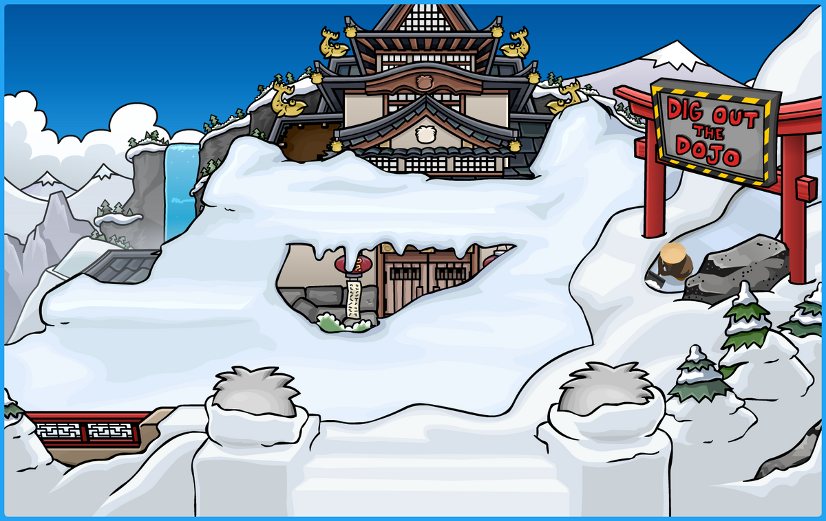 Dojo Courtyard Club Penguin Legacy Wiki Fandom