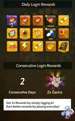 Login Rewards | Testing Wiki | Fandom