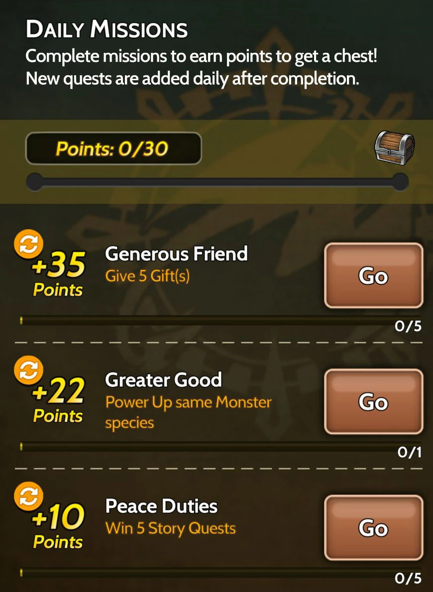 Daily Missions | Testing Wiki | Fandom