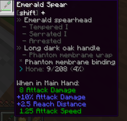 Spearhead | Tetra (Minecraft Mod) Wiki | Fandom