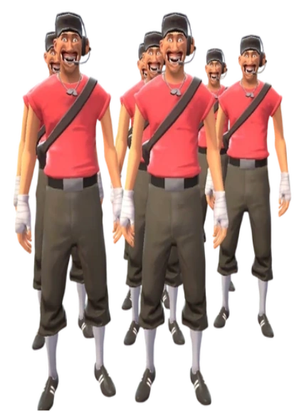 Scouts Everywhere! | TF2 FreakShow Wiki | Fandom