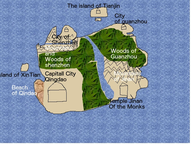 The Map of TFB | The First Benders Avatar RP Wikia | Fandom