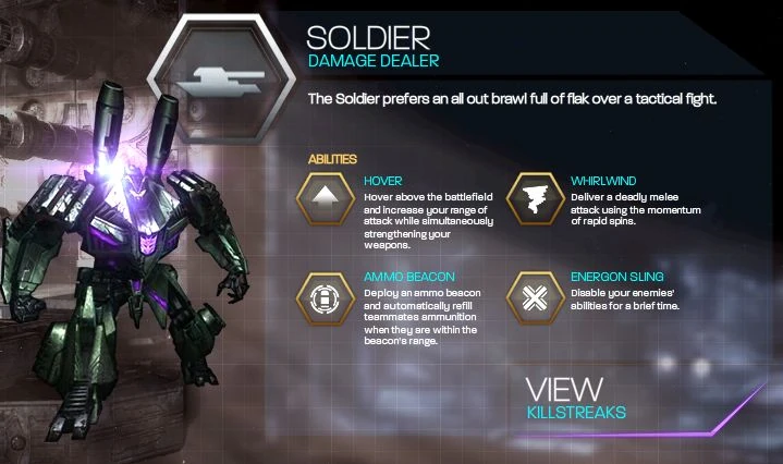 Soldier | Transformers Universe MUX | Fandom
