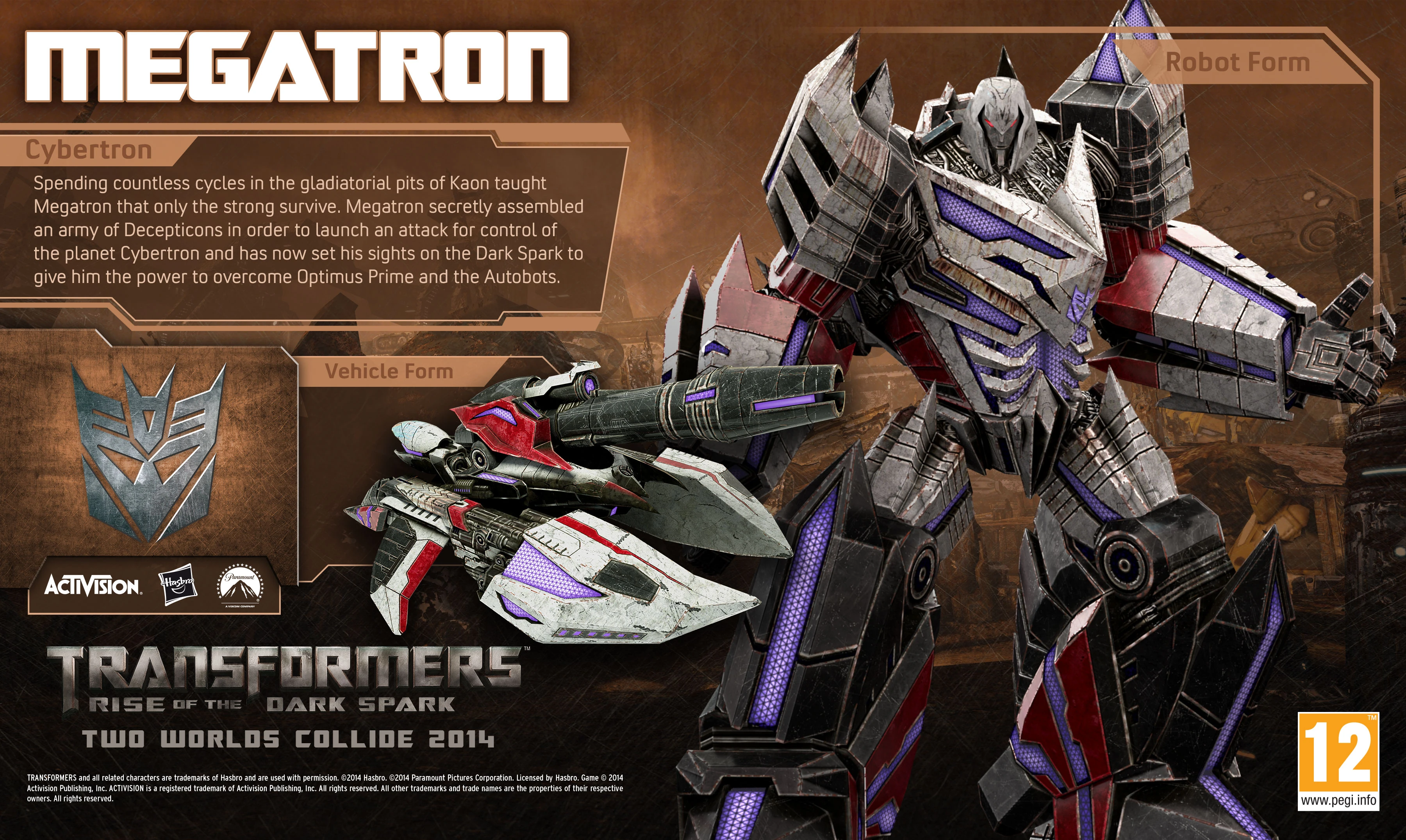 Transformers Fall Of Cybertron Megatron Vehicle Mode