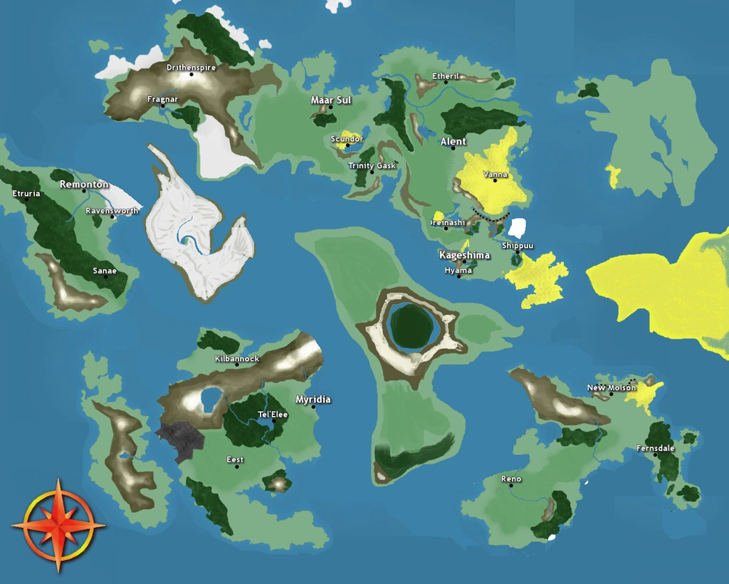 World Map (Fourth Age) | The Gamer's Alliance Wiki | Fandom