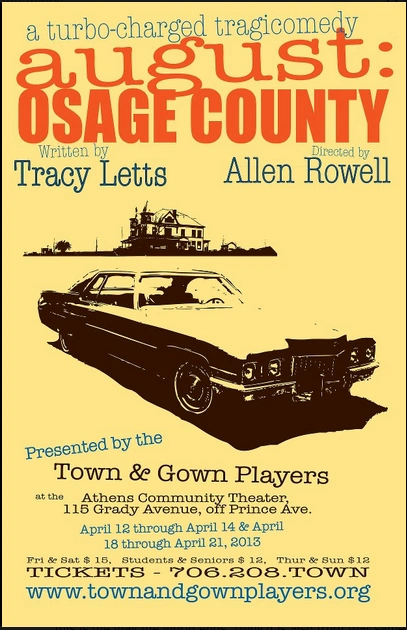 August: Osage County | Town & Gown Database Wiki | Fandom