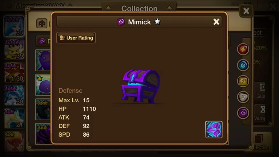 Mimick | Thai Summoner War Sky Arena Wiki | Fandom