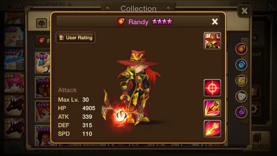 Randy | Thai Summoner War Sky Arena Wiki | Fandom