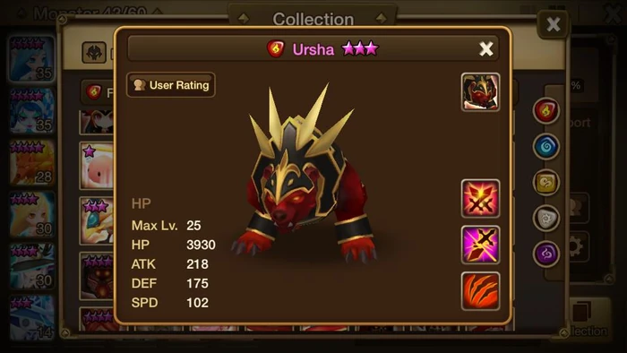 Ursha | Thai Summoner War Sky Arena Wiki | Fandom