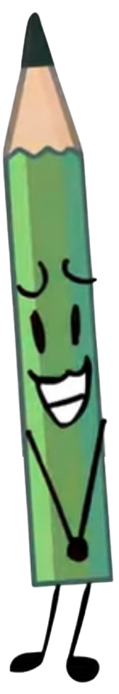 Green Pencil Crayon The 100 Character Object Show Wiki Fandom