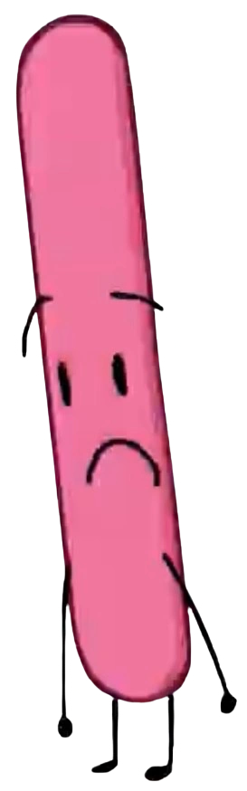 Pink Popsicle Stick | The 100 Character Object Show Wiki | Fandom